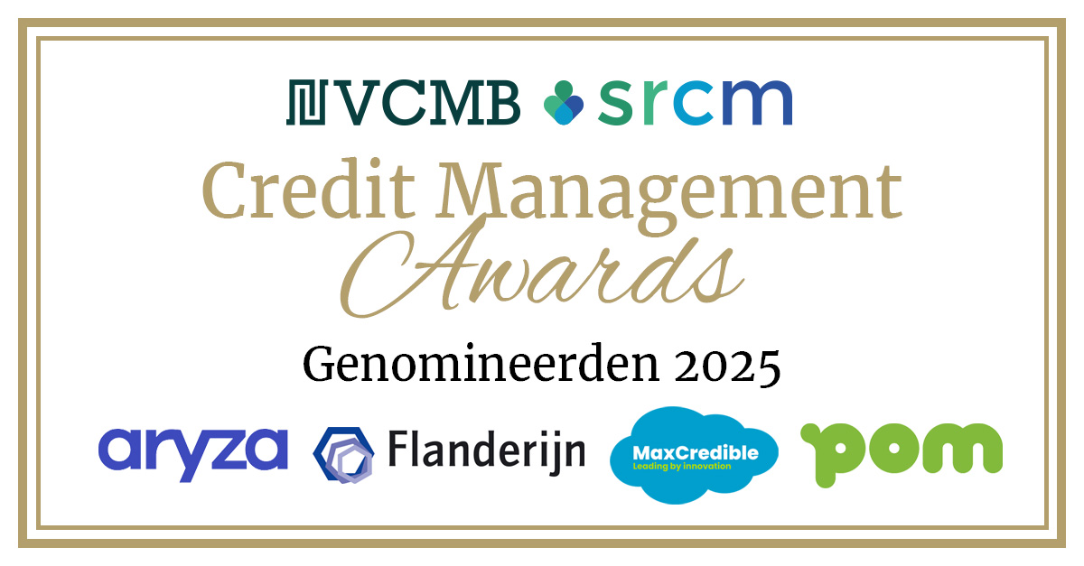 Vier organisaties genomineerd voor de Credit Management Awards 2025 - VCMB